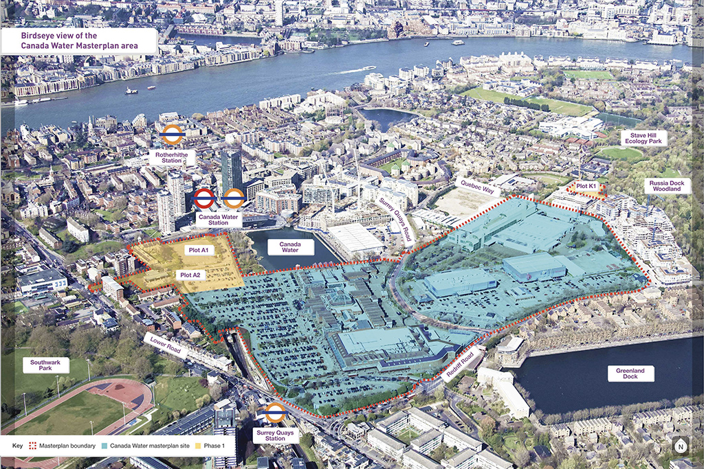 British Land’s £4bn Canada Water masterplan approved | Construction News