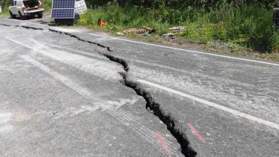 Key steps completed to remediate cracking caused by landslip on ...
